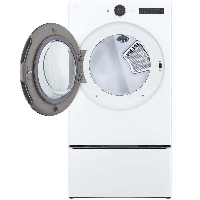 LG 27 in. 7.4 cu. ft. Smart Stackable Gas Dryer with AI Sensor Dry ...