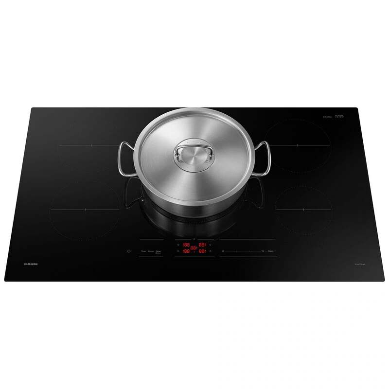 Samsung 36 in. 5-Burner Smart Induction Cooktop with Simmer Burner ...