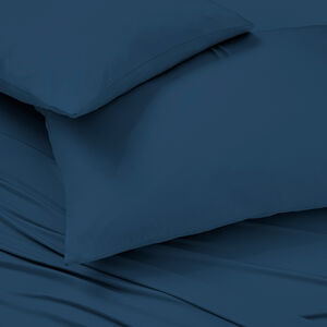 BEDGEAR Ver-Tex Queen Size Sheet Set (Ideal for Adj. Bases) - Navy | P ...
