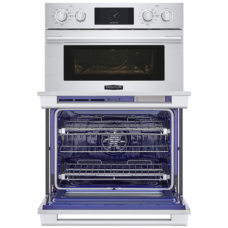 Signature Kitchen Suite 30 in. 6.4 cu. ft. Smart Speed/ Steam Electric ...