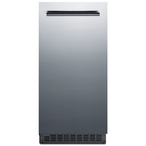 Summit 15 in. Ice Maker with 26 Lbs. Ice Storage Capacity & Clear Ice ...