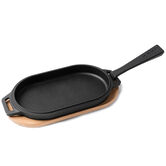 Ooni Cast Iron Sizzler Pan with Wooden Base | P.C. Richard & Son