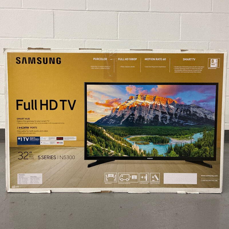 Samsung - 32" Class N5300 Series LED Full HD Smart TV (Open Box Good ...