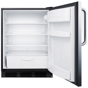 Summit 24 in. 5.5 cu. ft. ADA Compliant Undercounter Refrigerator with ...