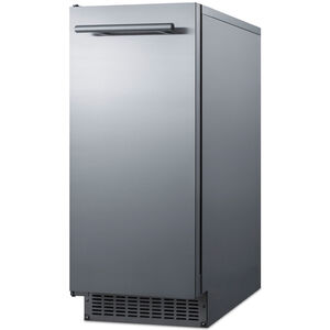Summit 15 in. Ice Maker with 26 Lbs. Ice Storage Capacity & Clear Ice ...