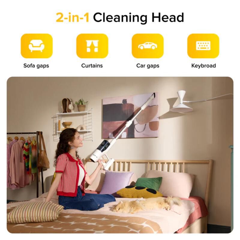 Roborock Cordless Light-Weight Pet Stick Vacuum with HEPA Filter & 5 ...