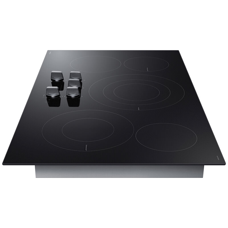 Samsung 36 in. 5-Burner Smart Electric Cooktop with Simmer Burner ...