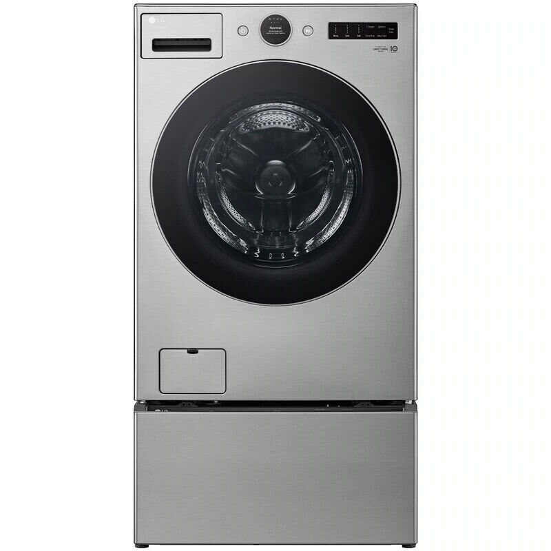 LG 27 in. 4.5 cu. ft. Smart Stackable Front Load Washer with AI DD ...
