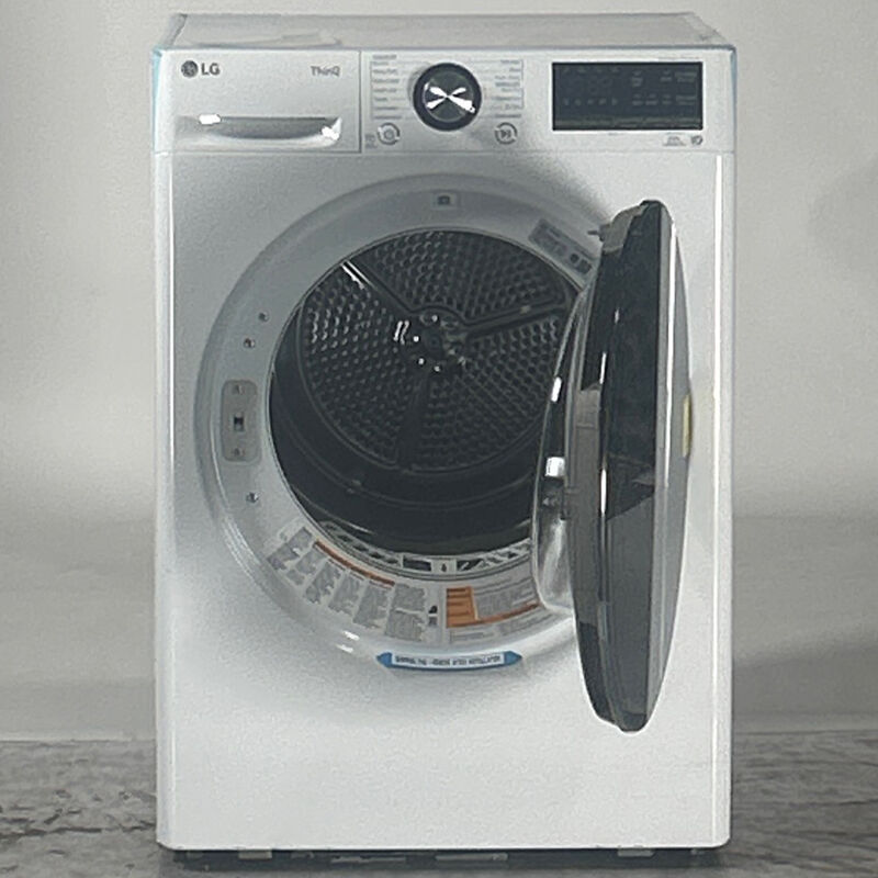 LG 24 in. 4.2 cu. ft. Smart Stackable Ventless Electric Dryer with Heat ...