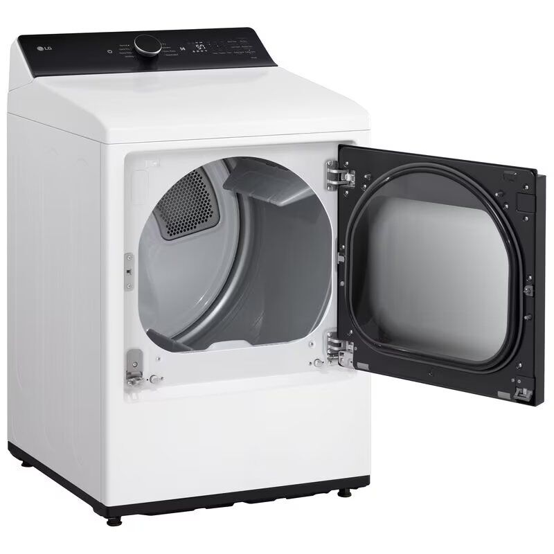 LG 27 in. 7.3 cu. ft. Smart Electric Dryer with EasyLoad Door & AI ...
