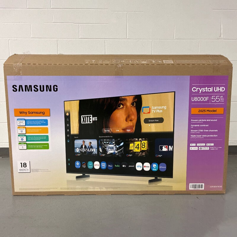 Samsung - 55" Class U8000F LED 4K UHD Smart Tizen TV (Open Box Good ...