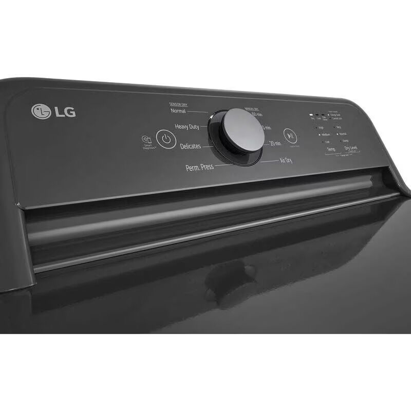 LG 27 in. 7.3 cu. ft. Gas Dryer with FlowSense Duct Clogging Indicator ...