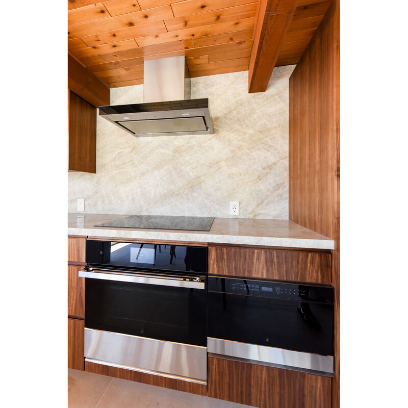 JennAir 30 in. Convertible Chimney Style Range Hood with 600 CFM, 4 Fan ...