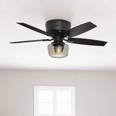 Hunter Bennett 52 in. Low Profile Ceiling Fan with LED Light Kit And ...