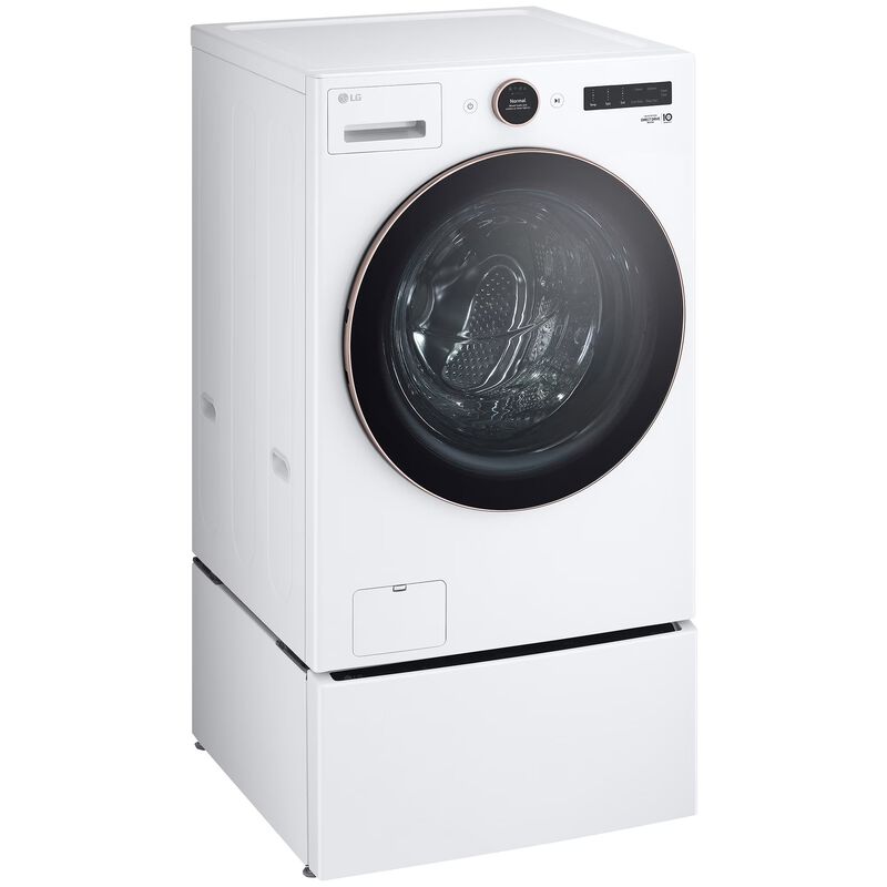LG 27 in. 5.0 cu. ft. Smart Stackable Front Load Washer with AI DD ...