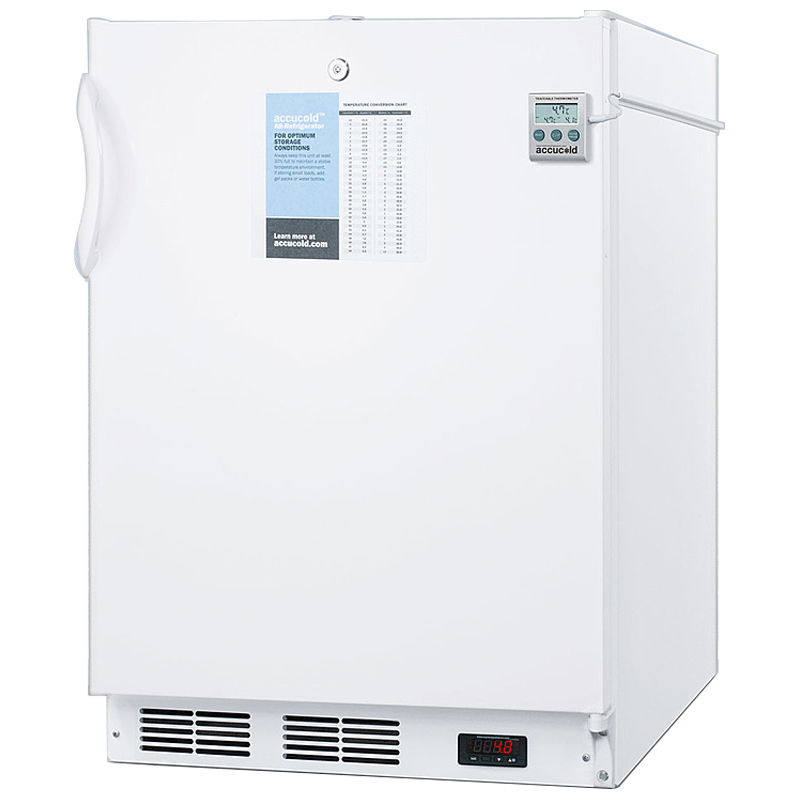 Summit AccuCold 24 in. 5.5 cu. ft. ADA Compliant Compact Freezerless ...