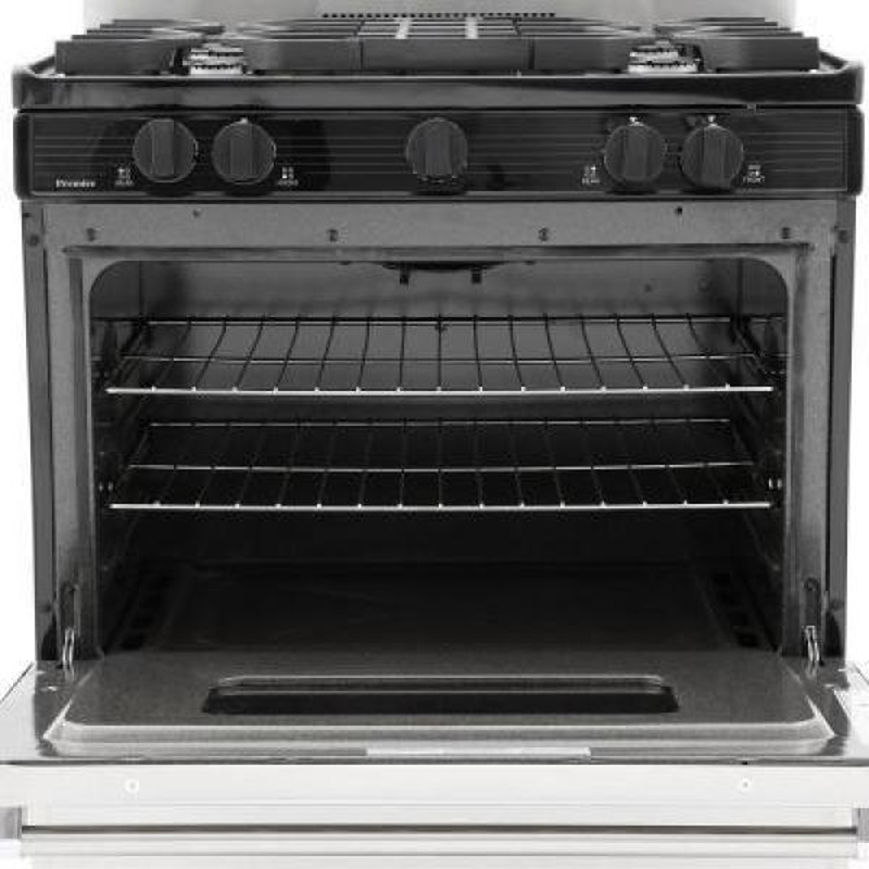 Premier Pro Series 24 in. 3 cu. ft. Gas Range with 4 Sealed Burners ...