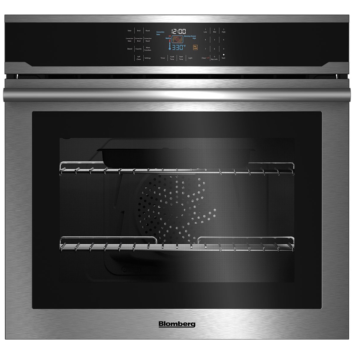 Blomberg 30 in. 3.9 cu. ft. Electric Single Wall Oven with True ...