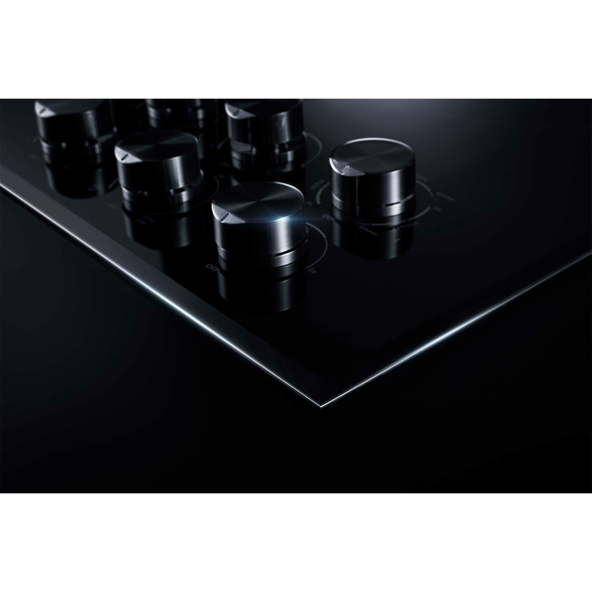 JennAir 36 in. 5-Burner Electric Cooktop with Downdraft, Simmer Burner ...