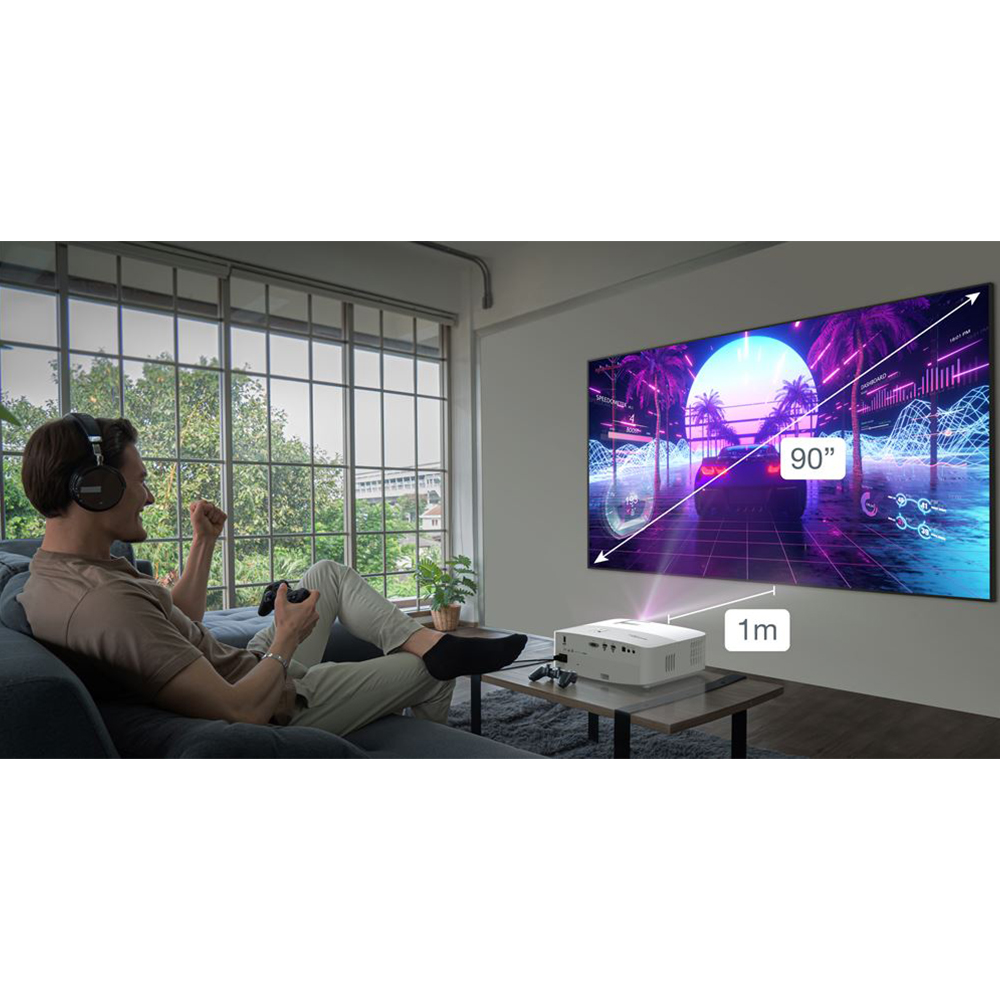 Optoma UHD35STX 3600-Lumen 4K UHD Home Theater DLP Projector | P.C ...