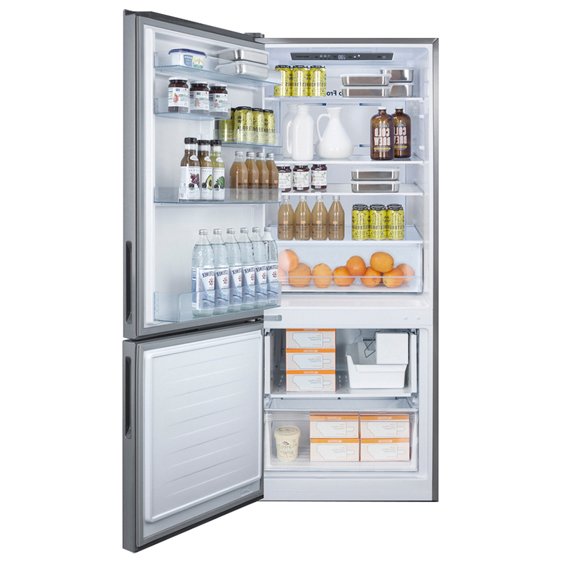 Summit 28 in. 14.6 cu. ft. Counter Depth Left-Hinged Bottom Freezer ...