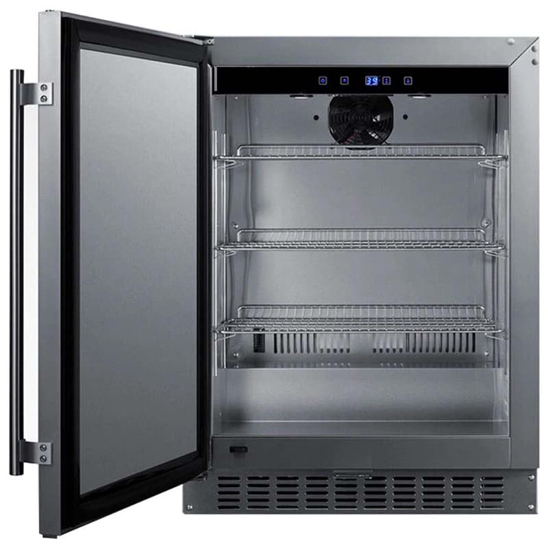 Summit 24 in. 3.1 cu. ft. Outdoor Mini Fridge - Stainless Steel | P.C ...