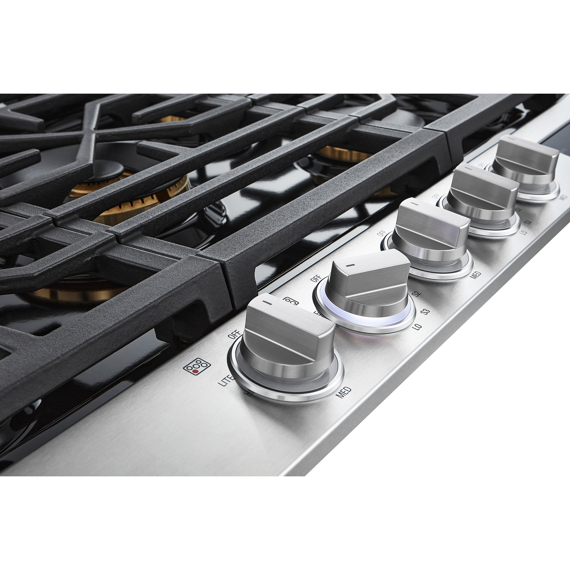 Signature Kitchen Suite 30 in. 5-Burner Smart Natural Gas Cooktop with ...