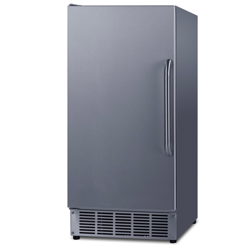 Summit Commercial Series 15" Built-In/Freestanding Ice Maker with 25 ...