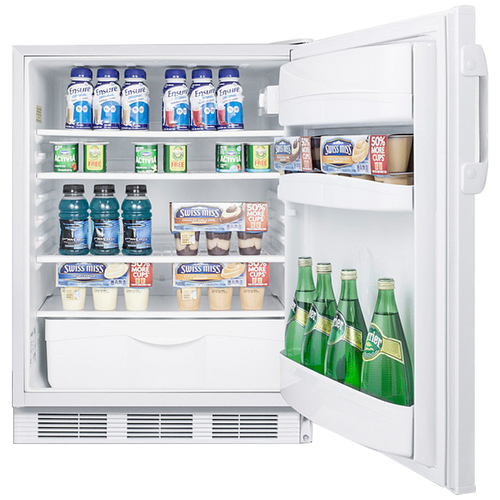 Summit AccuCold 24 in. 5.5 cu. ft. Built-in ADA Compliant Undercounter ...
