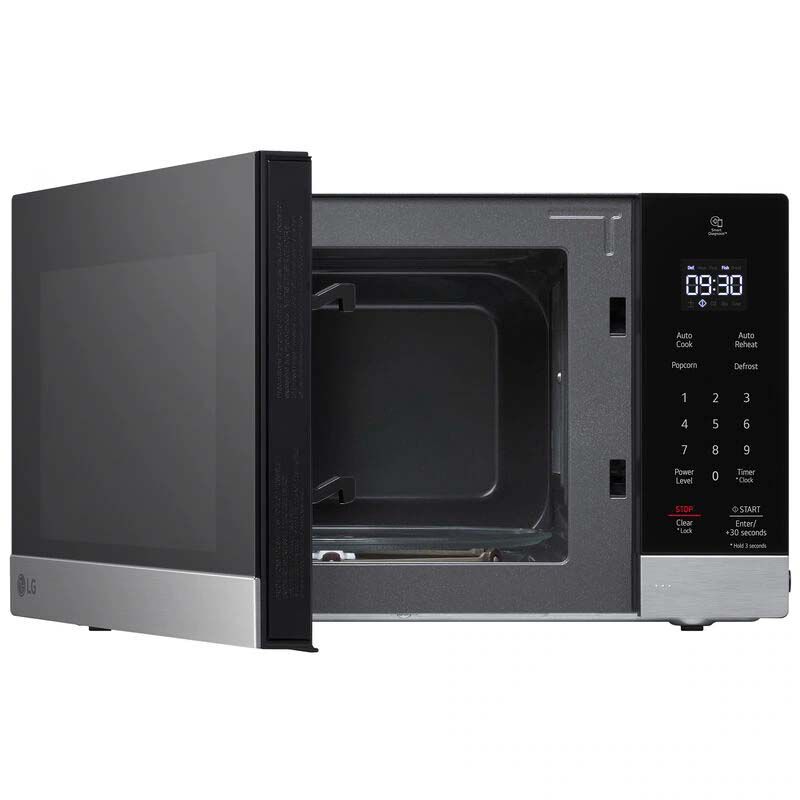 LG 18 in. 0.9 cu. ft. 1000W Countertop Microwave with Sensor Cooking ...
