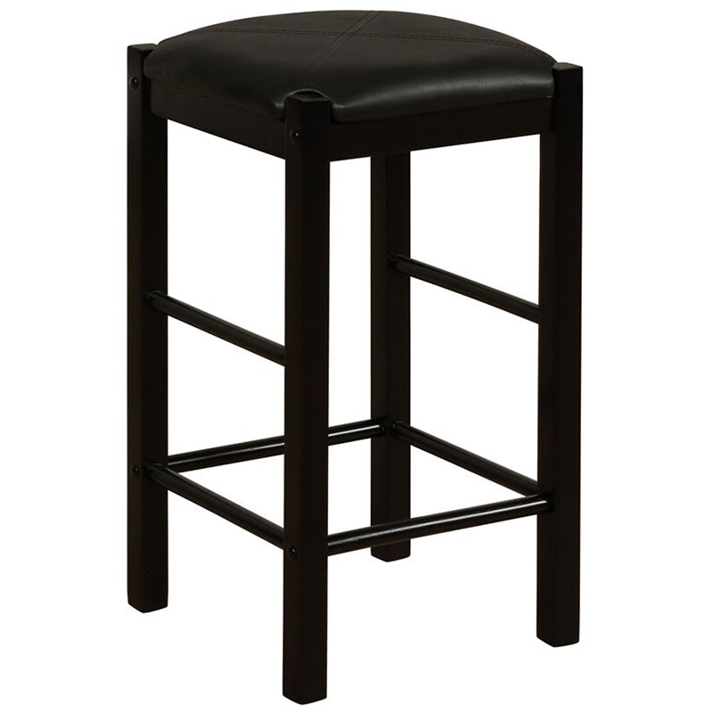 Asher Three Piece 42" Tavern Set with Faux Marble Top - Black | P.C ...