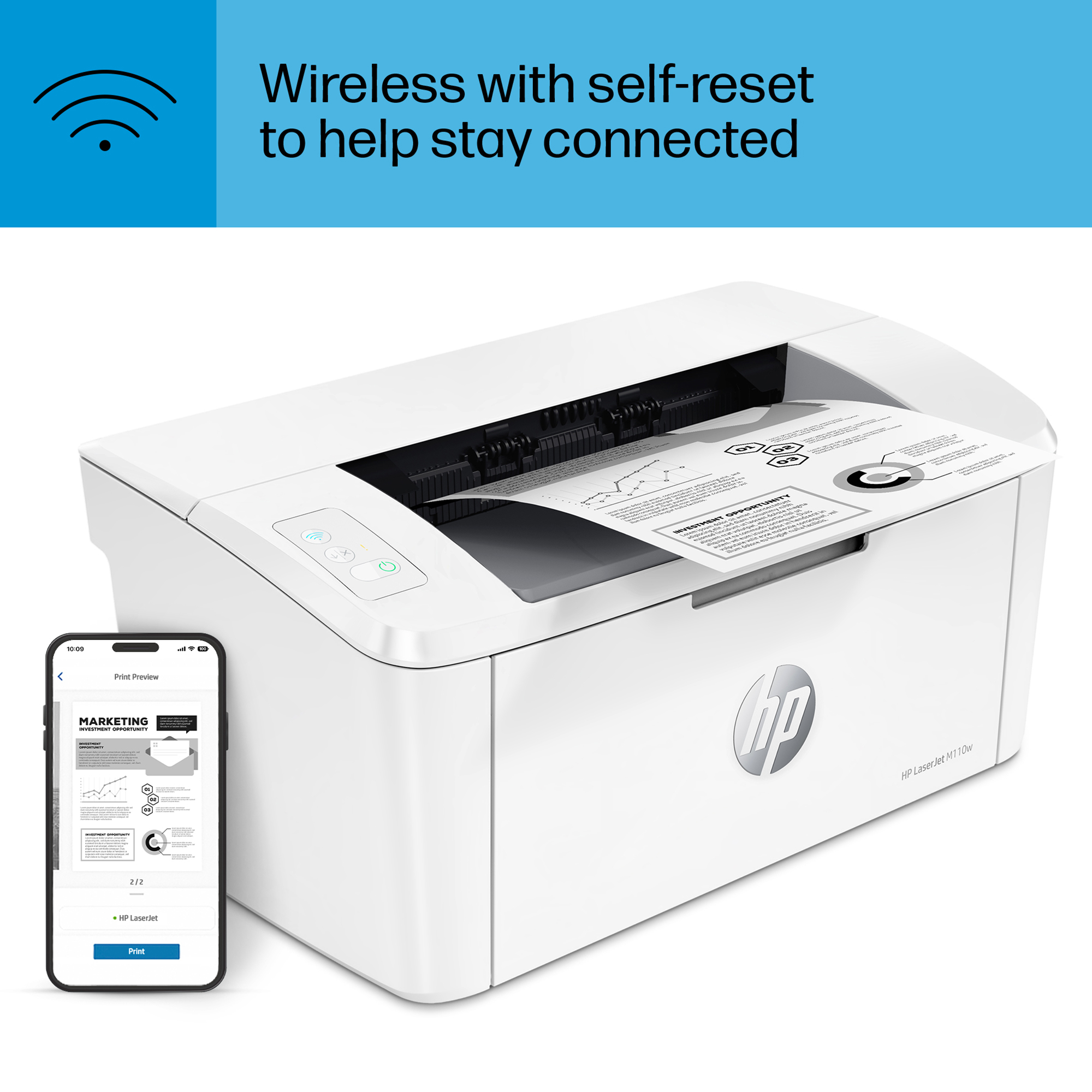 HP LaserJet LJM110W Printer | P.C. Richard & Son