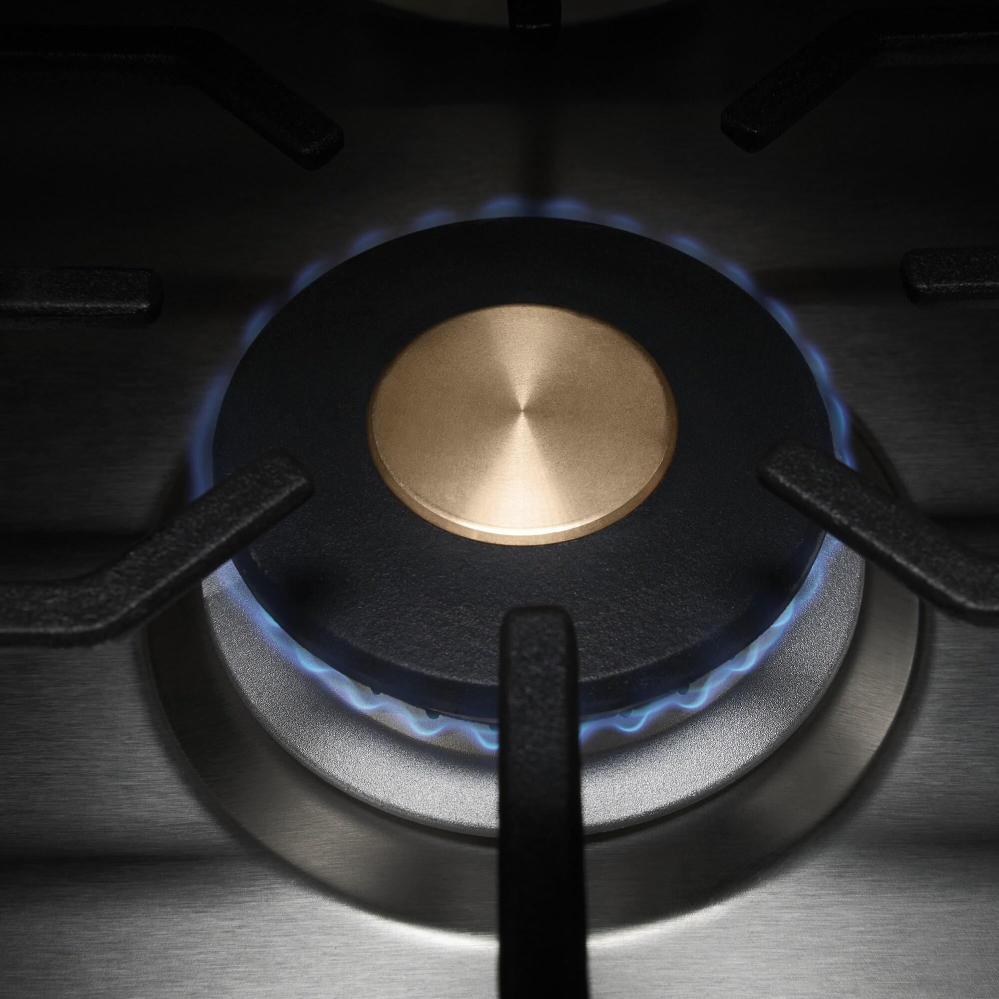 Monogram 36 in. 5-Burner Natural Gas Cooktop with Griddle, Simmer ...