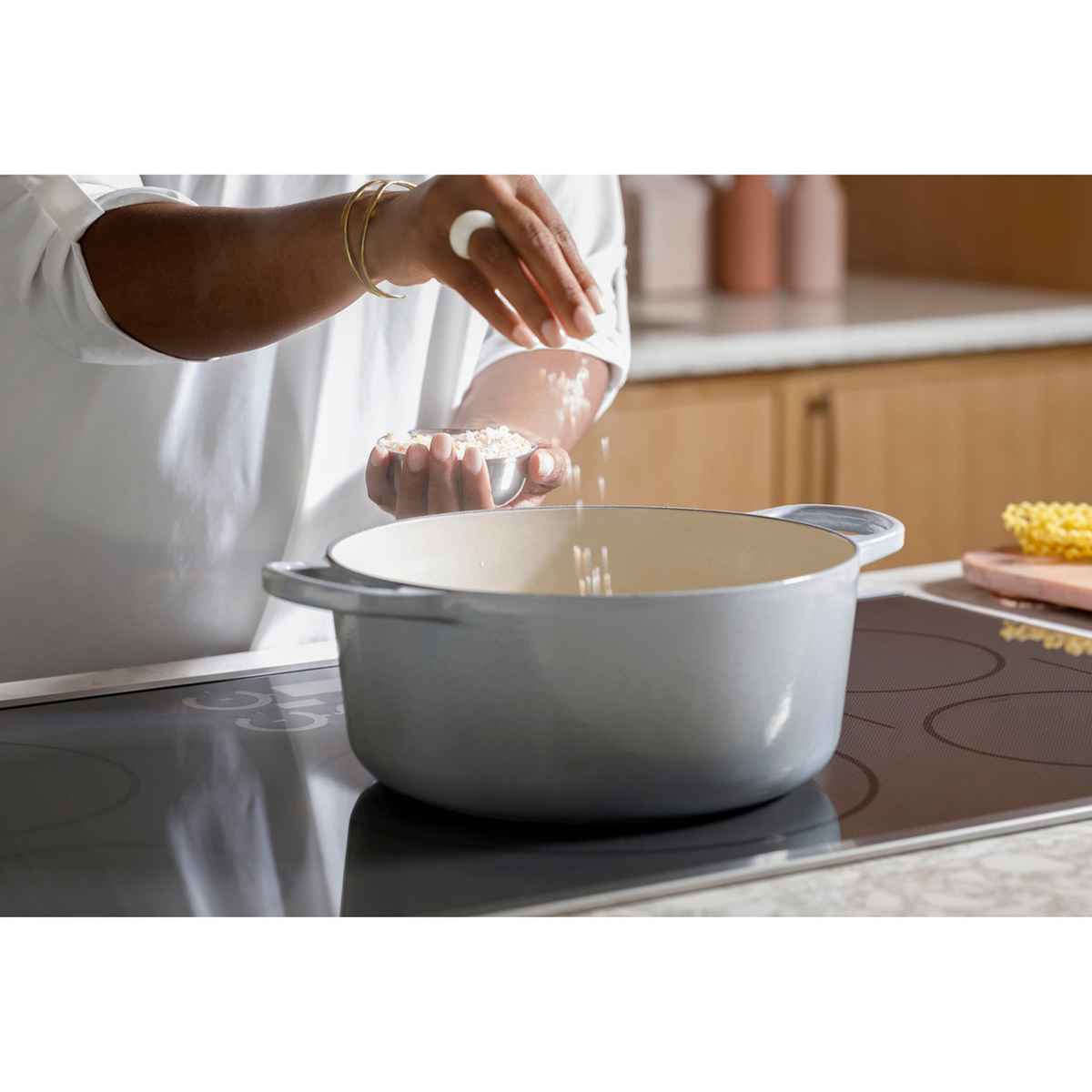 Cafe 36 in. 5-Burner Smart Induction Cooktop with Simmer Burner & Power ...