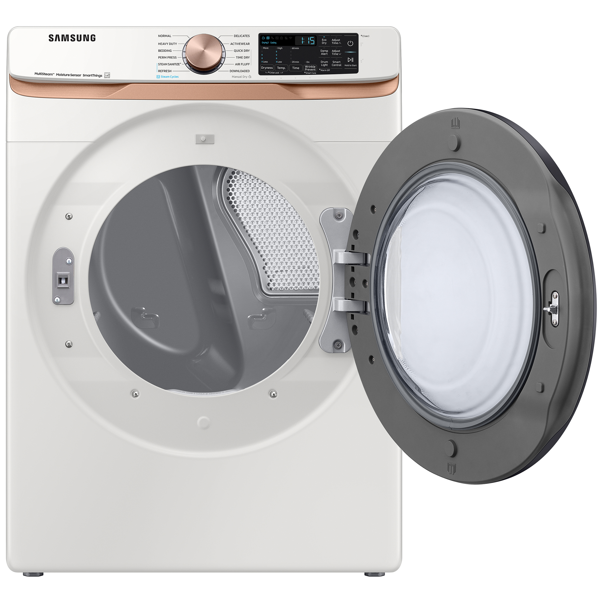 Samsung 27 in. 7.5 cu. ft. Smart Stackable Electric Dryer with AI Smart ...