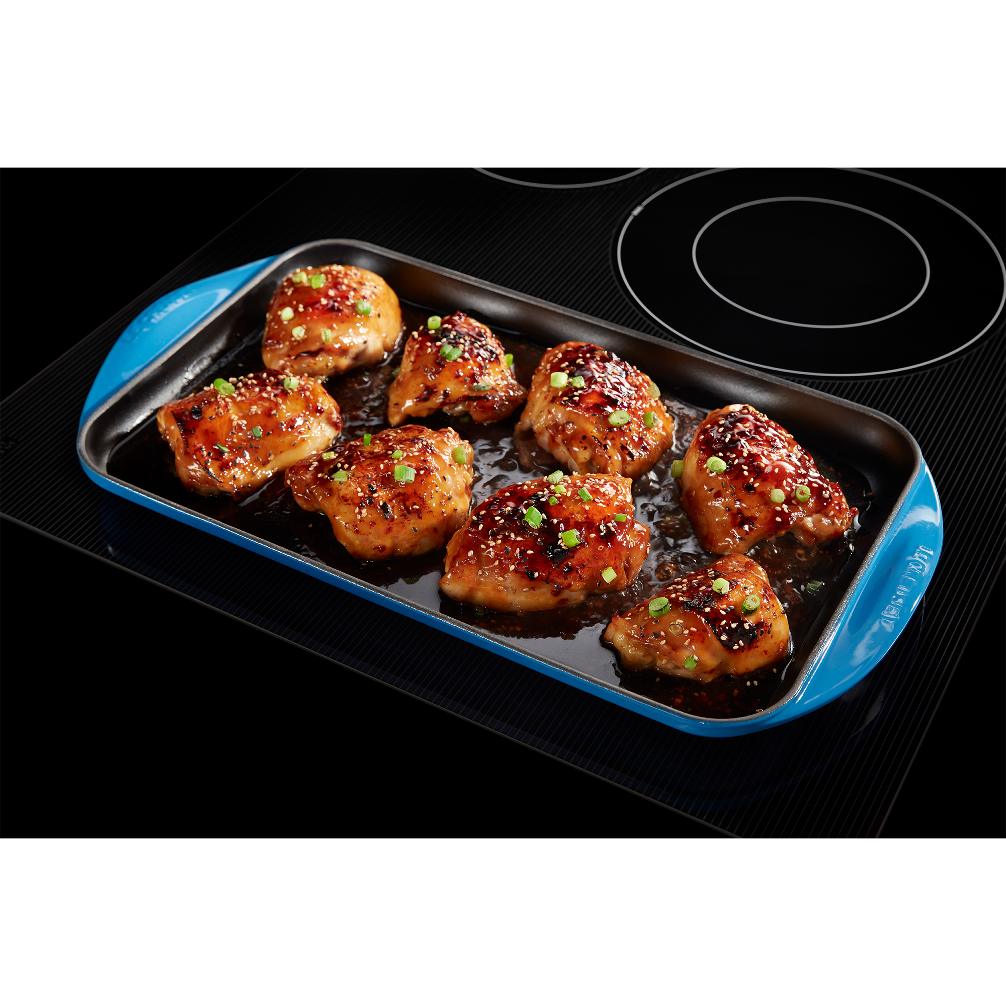Maytag 30 in. 4-Burner Electric Cooktop with Power Burner, Reversible ...