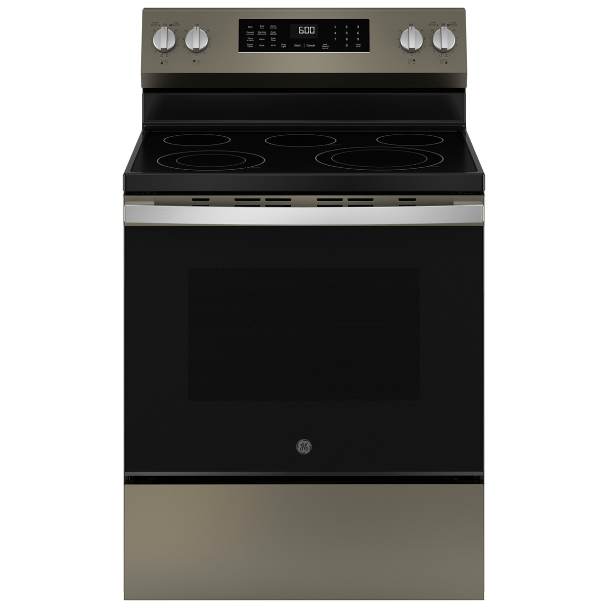 GE 30 in. 5.3 cu. ft. Smart Air Fry Standard Convection Electric Range ...