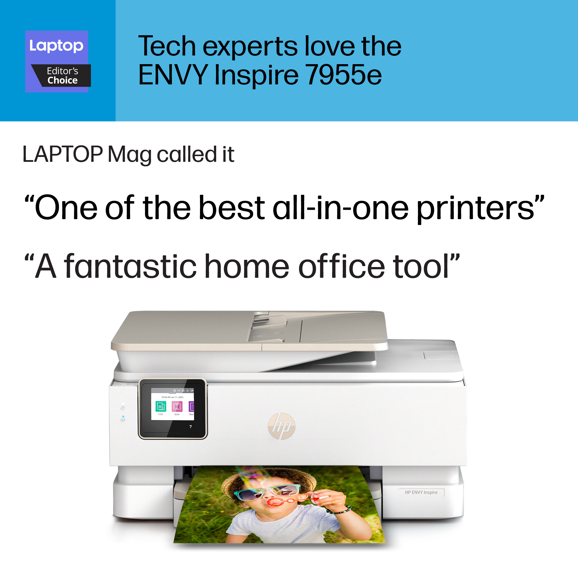 HP ENVY Inspire 7955e All-in-One Printer with Bonus 3 Months of Instant ...