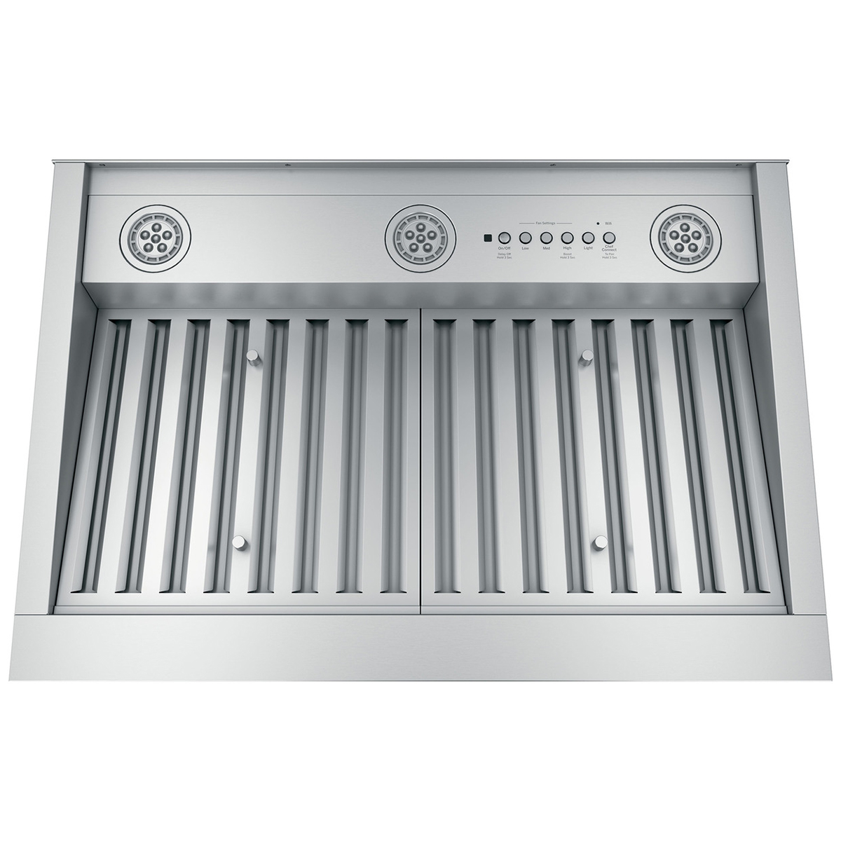 GE 30 in. Smart Convertible Standard Style Range Hood with 610 CFM, 4 ...