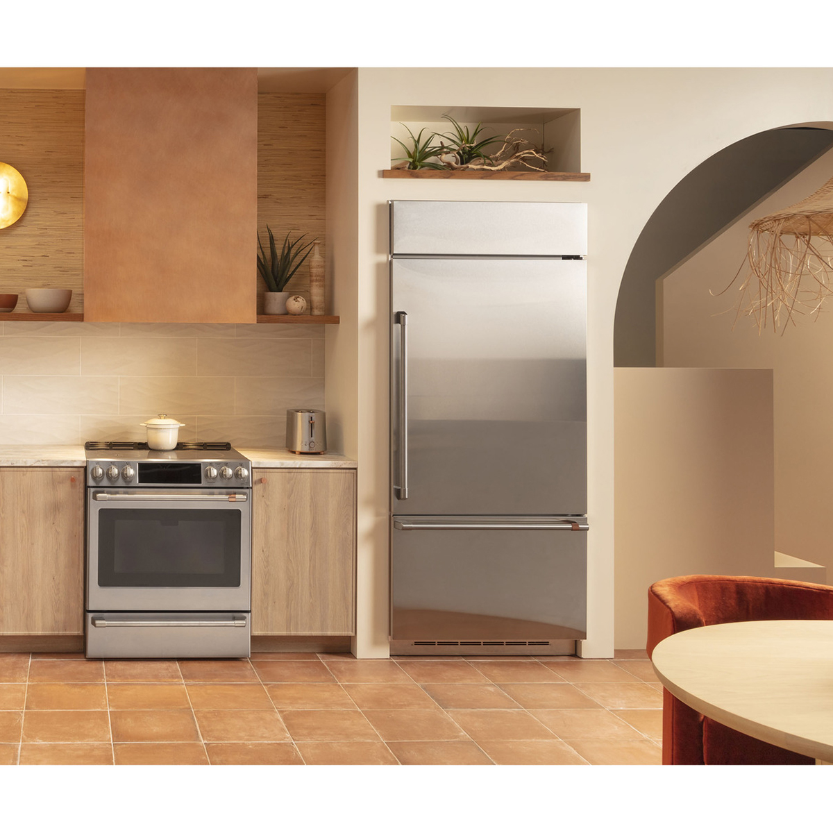 GE 30 in. Smart Convertible Standard Style Range Hood with 610 CFM, 4 ...