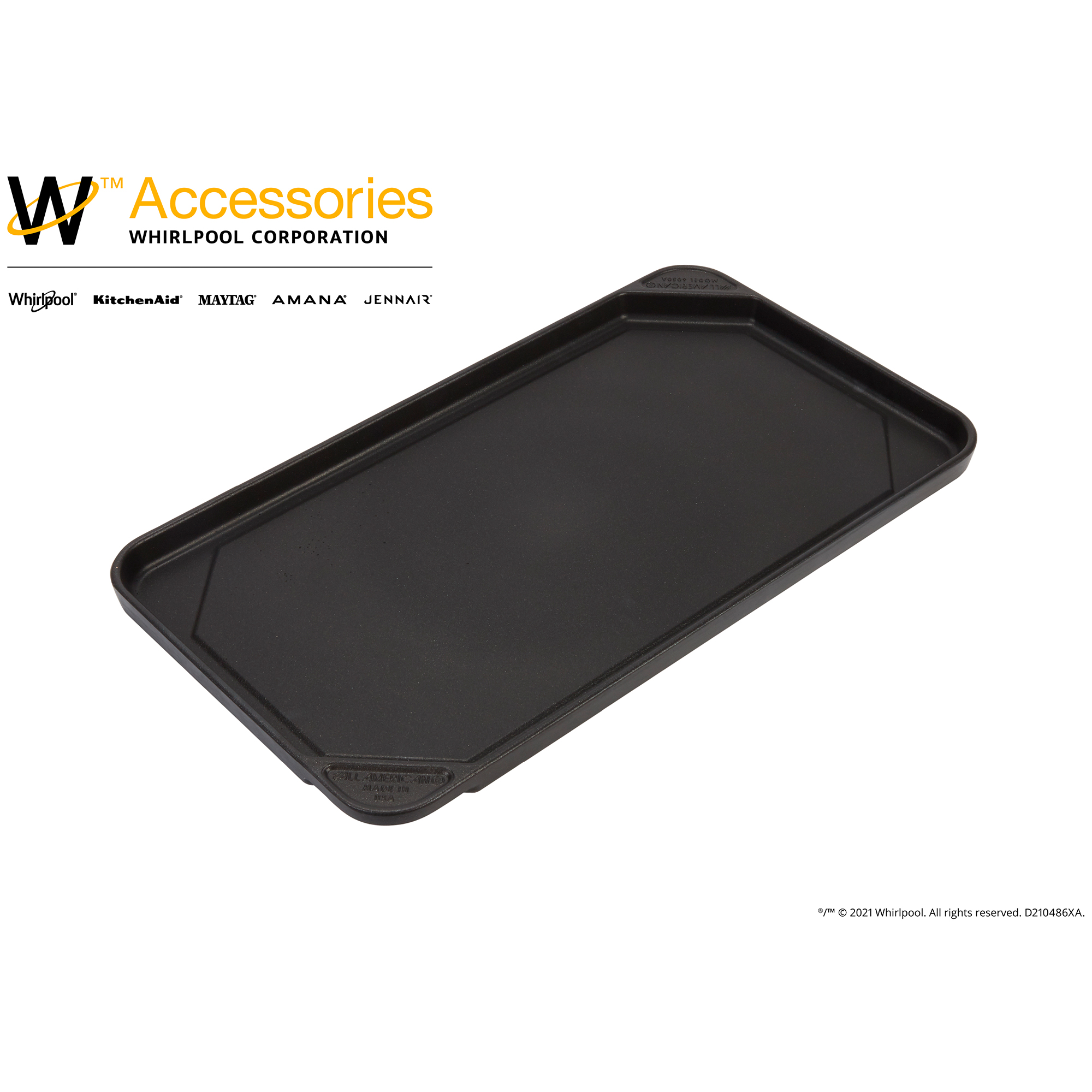 Whirlpool Burner Griddle for Cooktops - Black | P.C. Richard & Son
