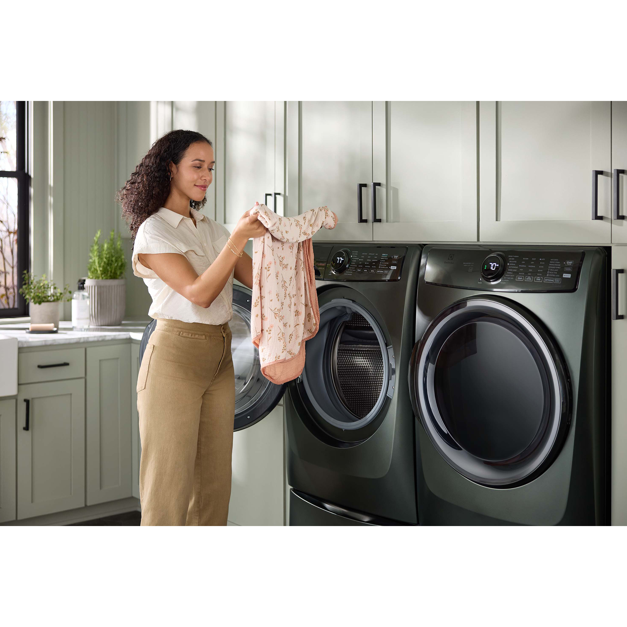 Electrolux 27 in. 4.5 cu. ft. Stackable Front Load Washer with LuxCare ...