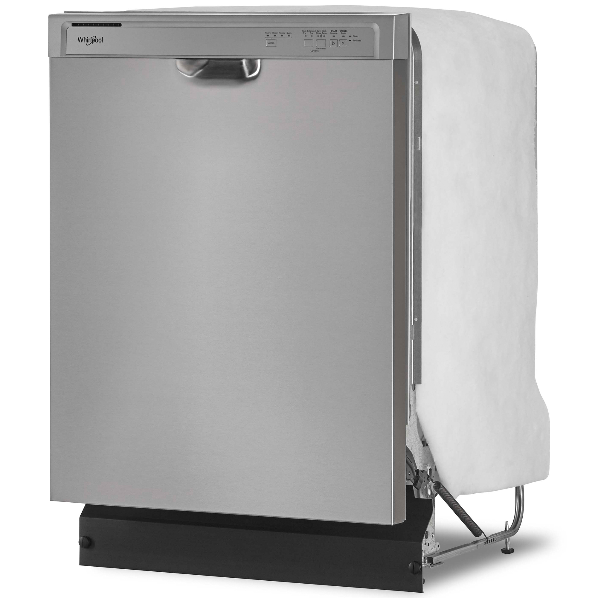 Whirlpool 24 in. Front Control Dishwasher with 57 dBa Sound Level ...