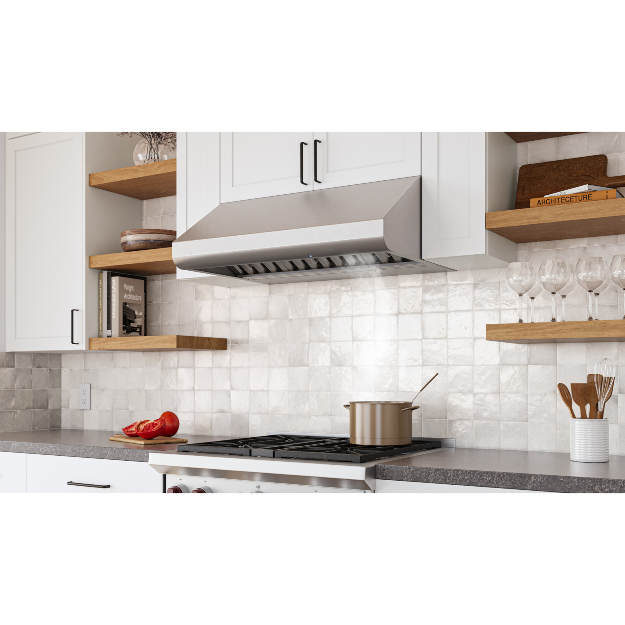 Broan Elite E64000 Series 30 in. Canopy Pro Style Range Hood with 4 ...