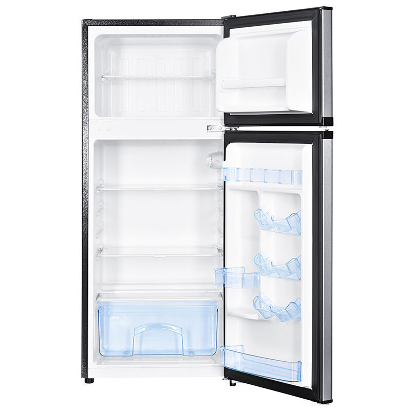 Avanti 19 in. 4.5 cu. ft. Mini Fridge with Top Freezer - Stainless ...