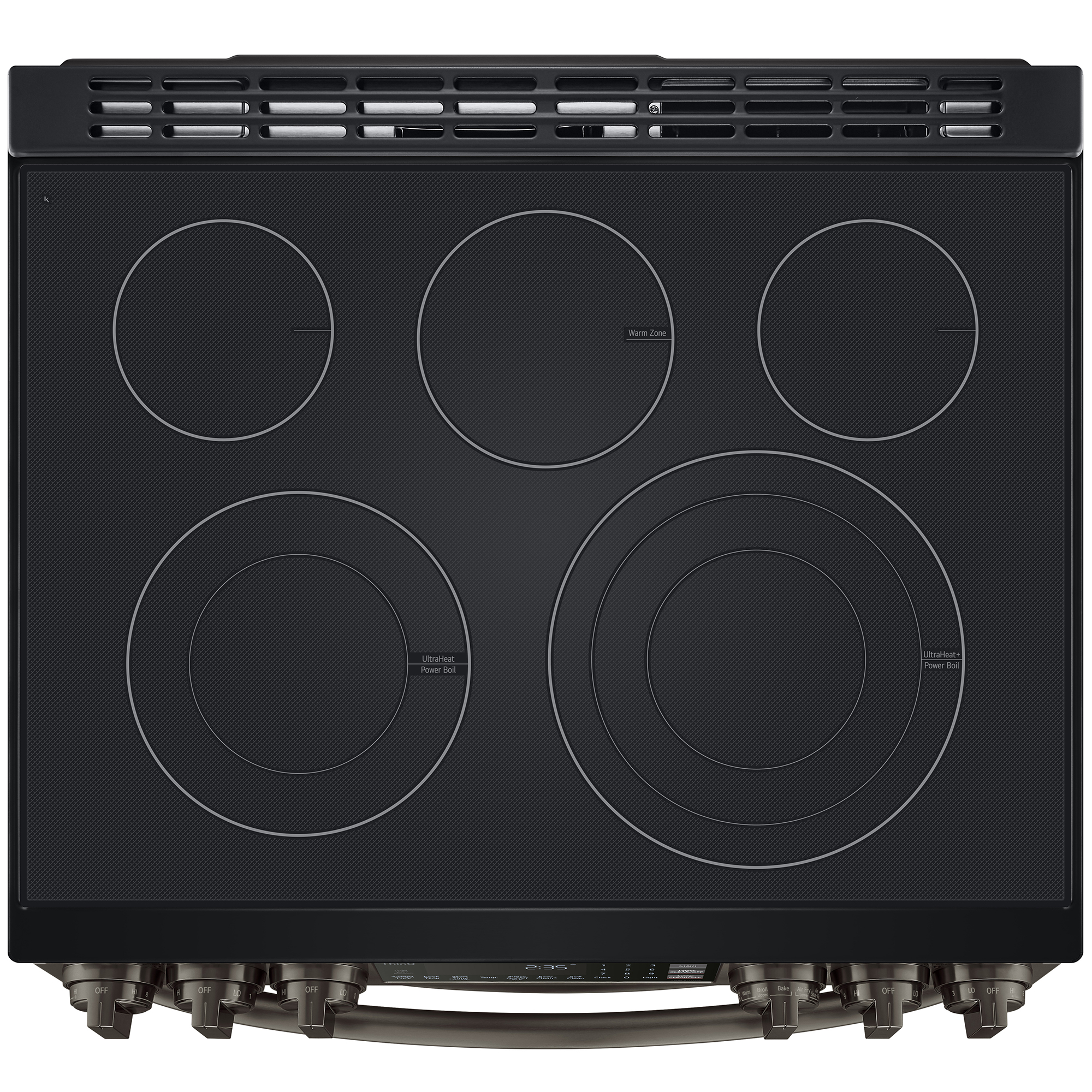 LG InstaView 30 in. 7.3 cu. ft. Smart Air Fry True European Convection ...