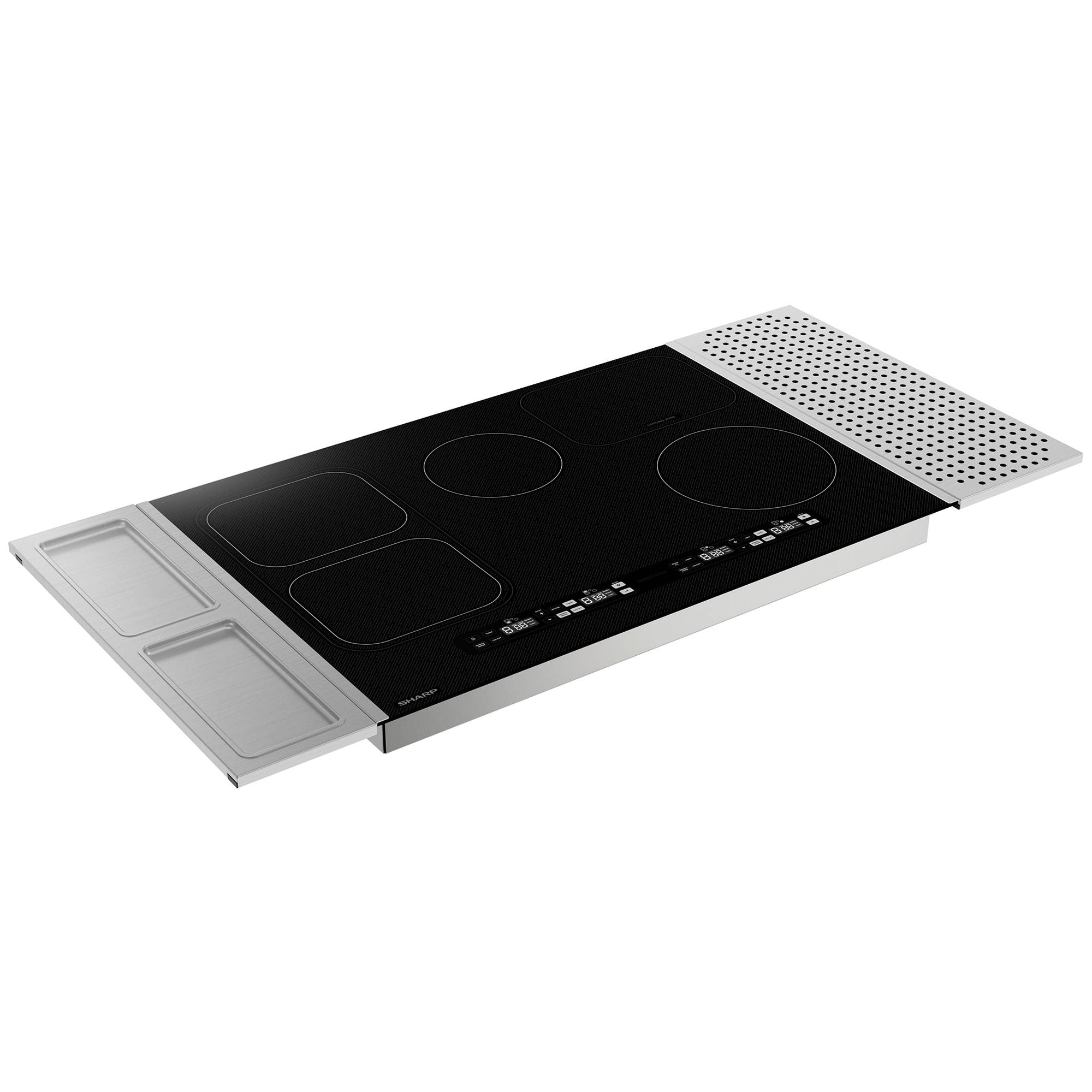 Sharp 30 in. 4-Burner Induction Cooktop with Simmer Burner & Power ...