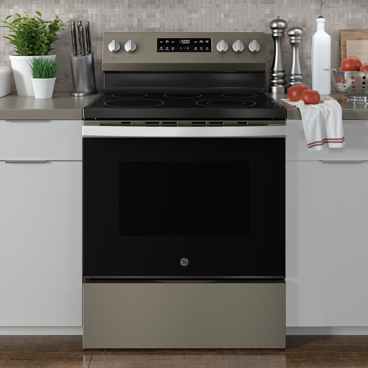 GE 500 Series 30 in. 5.3 cu. ft. Electric Range with Radiant Burners ...