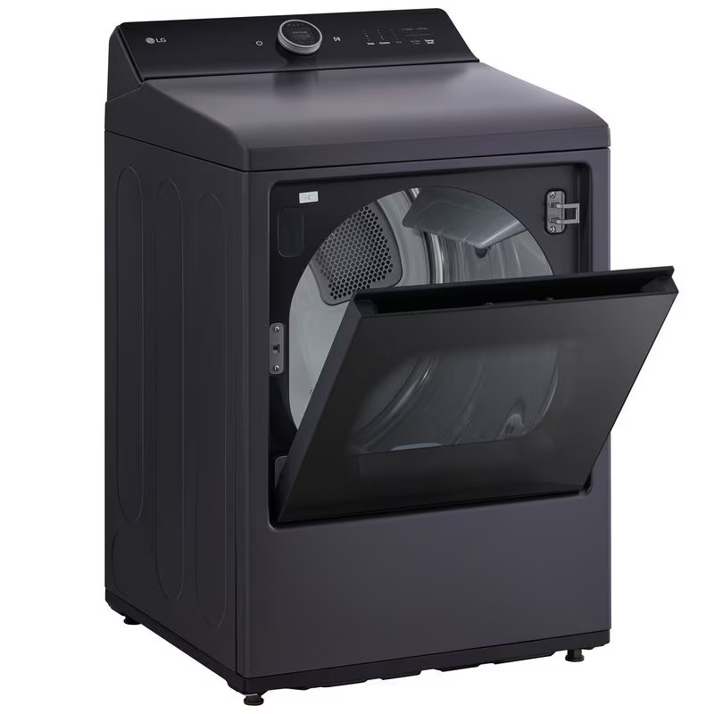 LG 27 in. 7.3 cu. ft. Smart Gas Dryer with EasyLoad Door, AI Sensor Dry ...
