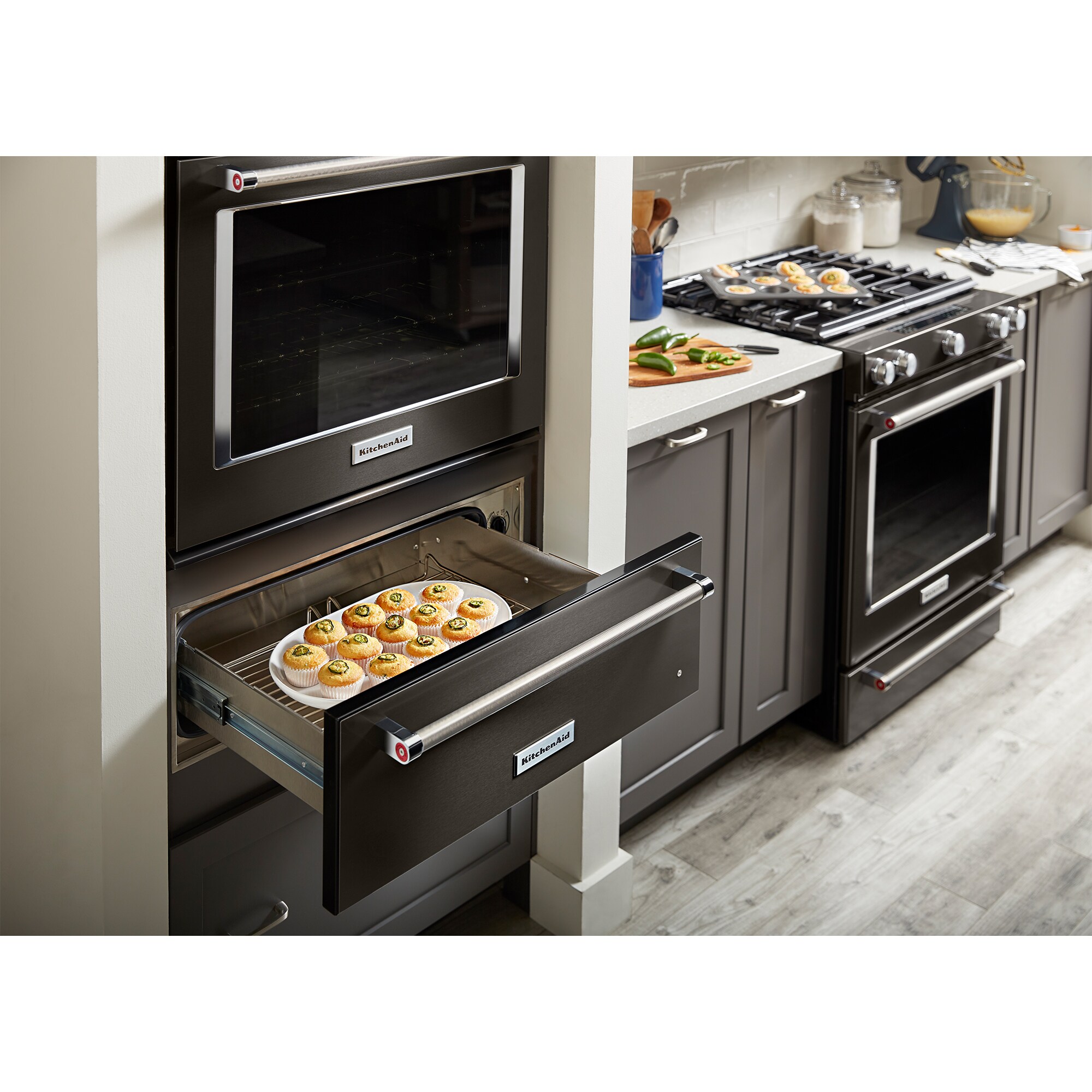 KitchenAid 30 in. 1.5 cu. ft. Warming Drawer with Humidity Control ...